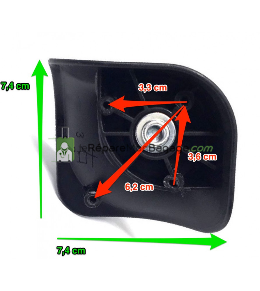 Roues et Roulettes de Bagage - Réparation Valise - Pièces Détachées