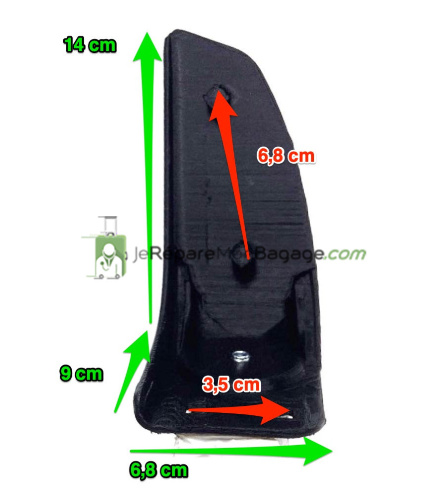 Roulettes de Valises en Tissu Delsey - Réparation - Pièces Détachées